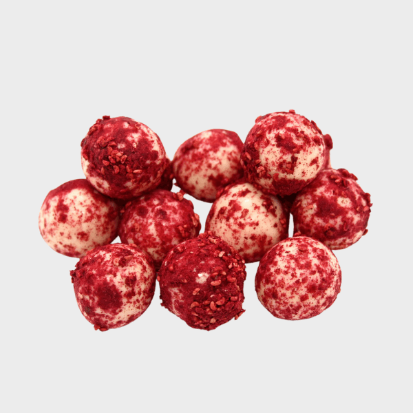 Raspberry Dusted White Chocolate Raspberry Jellies - Nuts About U